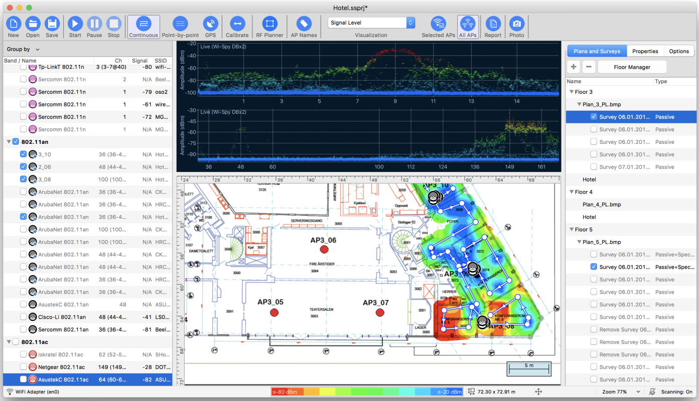 TamoGraph Site Survey voor macOS - TamoSoft